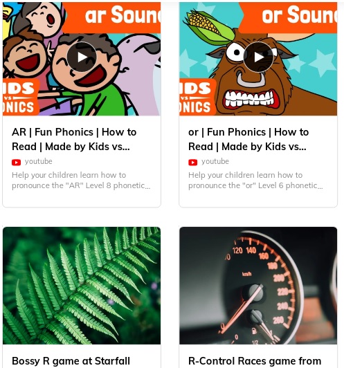 Bossy R – Phonics Pow