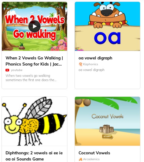 Vowel Teams – Phonics Pow
