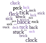 The /k/ Sound at the end of words – Phonics Pow