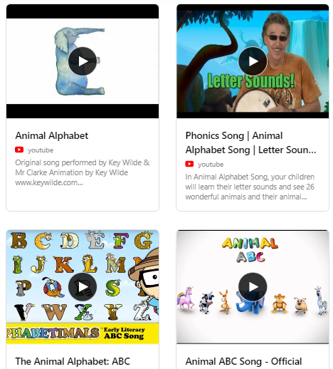 Animal Alphabet – Phonics Pow