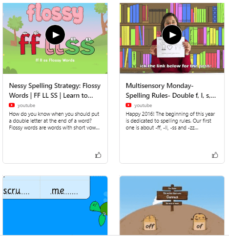 Flossy Words – Phonics Pow